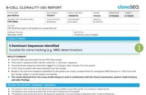 Understanding your Report - clonoSEQ